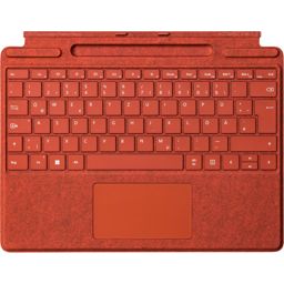 Microsoft Surface Pro Signature Keyboard Cover mohnrot - TechnikDirekt